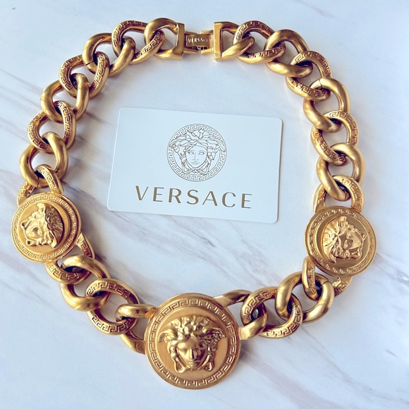 Versace | Jewelry | Versace Medusa Chain Necklace | Poshmark